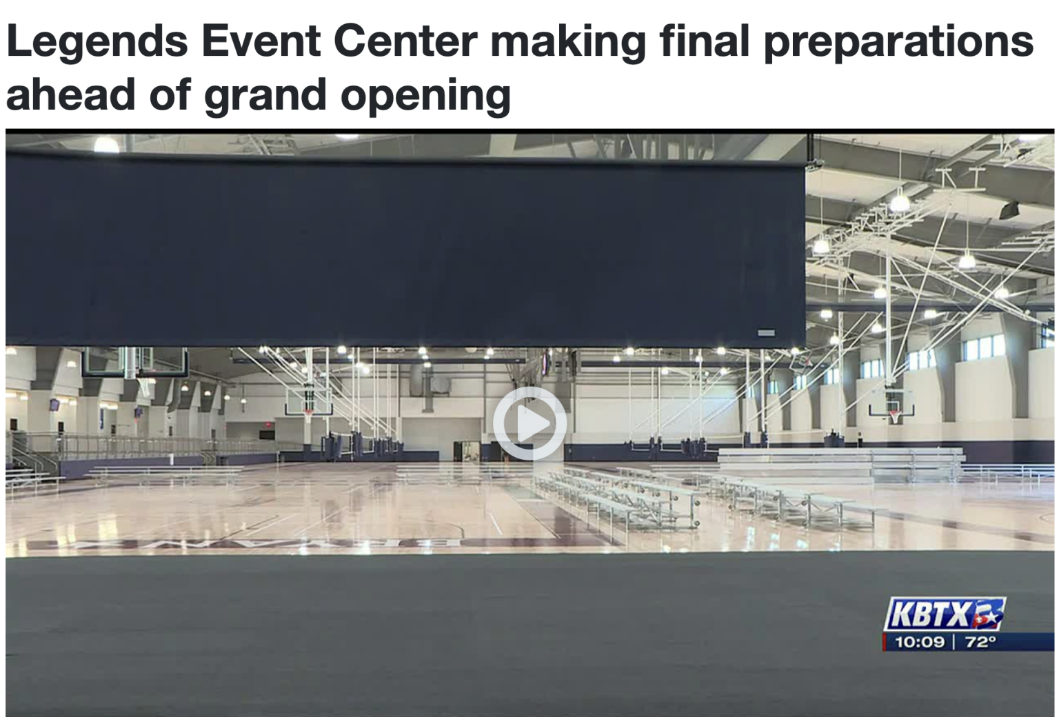 Legends Event Center - Sports Facilities Companies